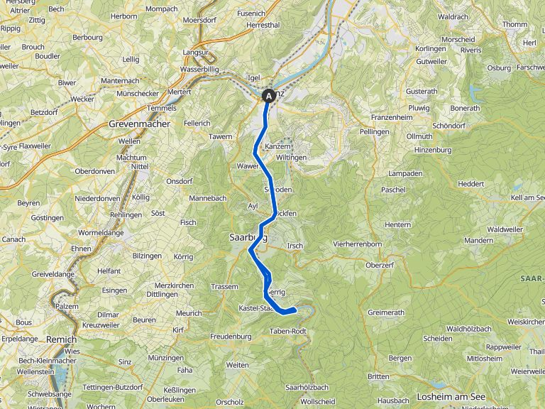 Schleuse_Konz | Fahrradtour | Komoot